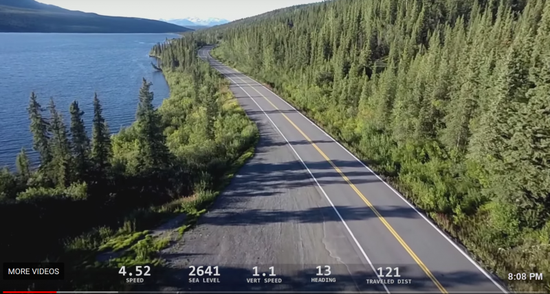 Telemetry Displayed on Aerial Video - Our Travel Adventures